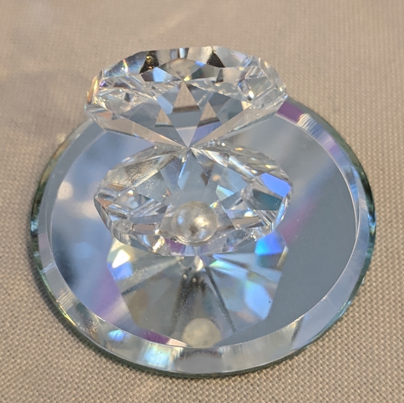 Other | Lead Crystal Oyster With Glass Plate | Poshmark